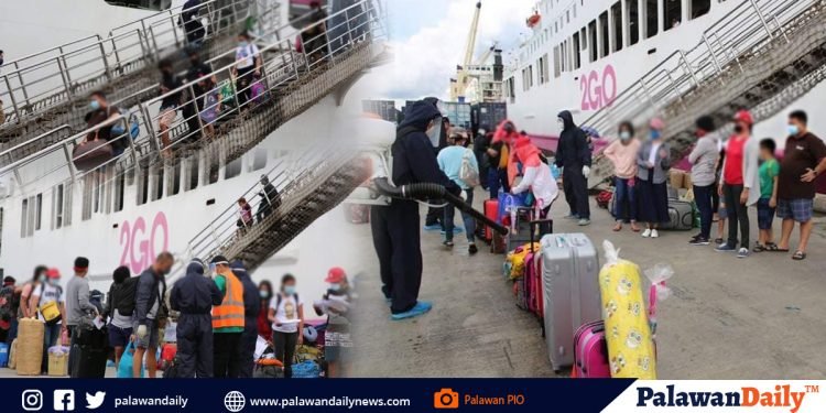 More stranded Palaweños return home