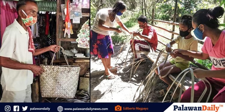 Bayong making seminar conducted at Tagbanua community in Cabayugan