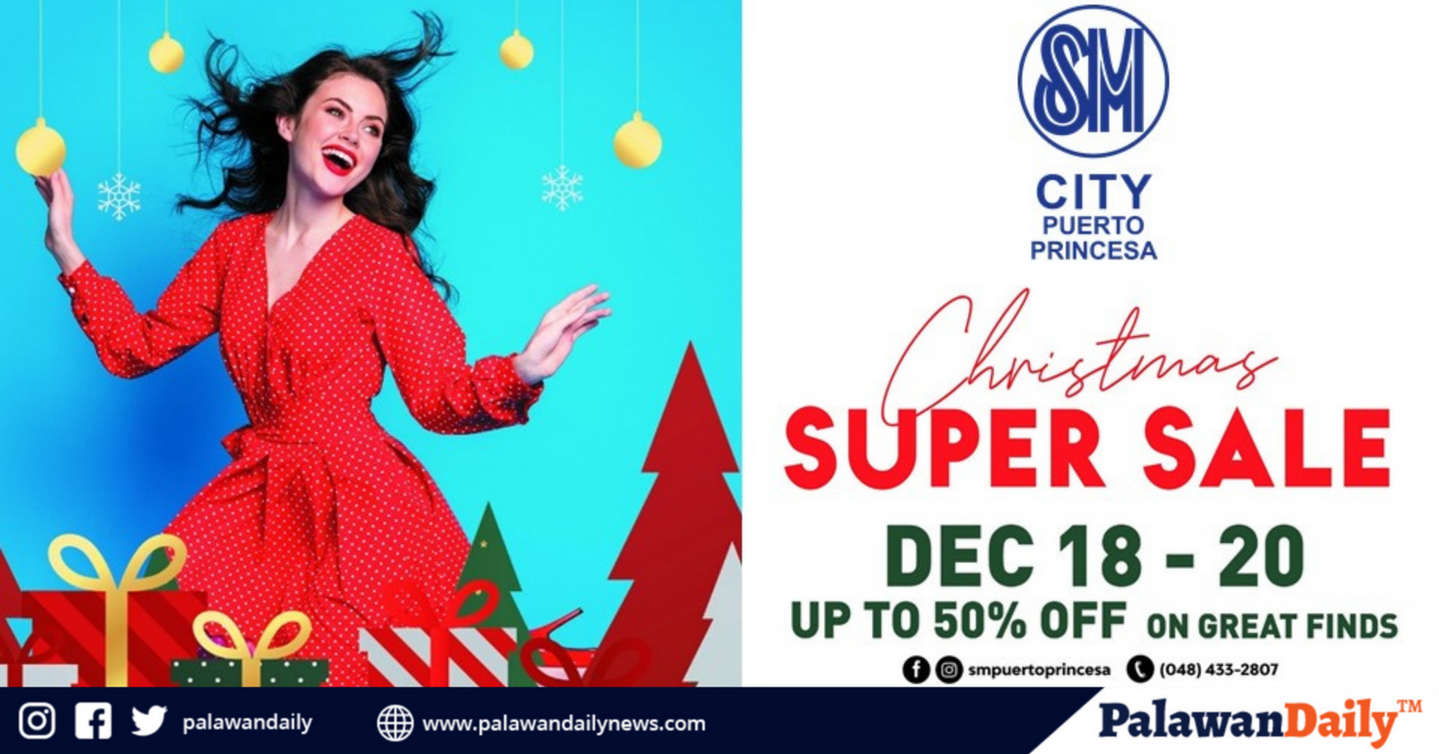 SM Christmas Super Sale on Dec. 18-20