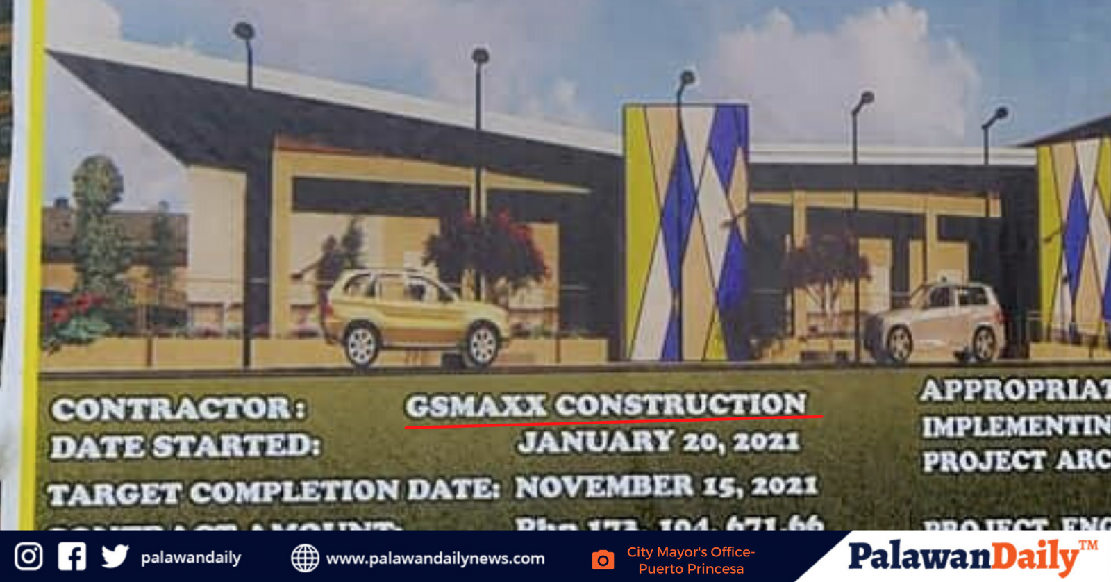 Puerto Princesa City Council, duda sa kakayahan ng GSMAXX Construction