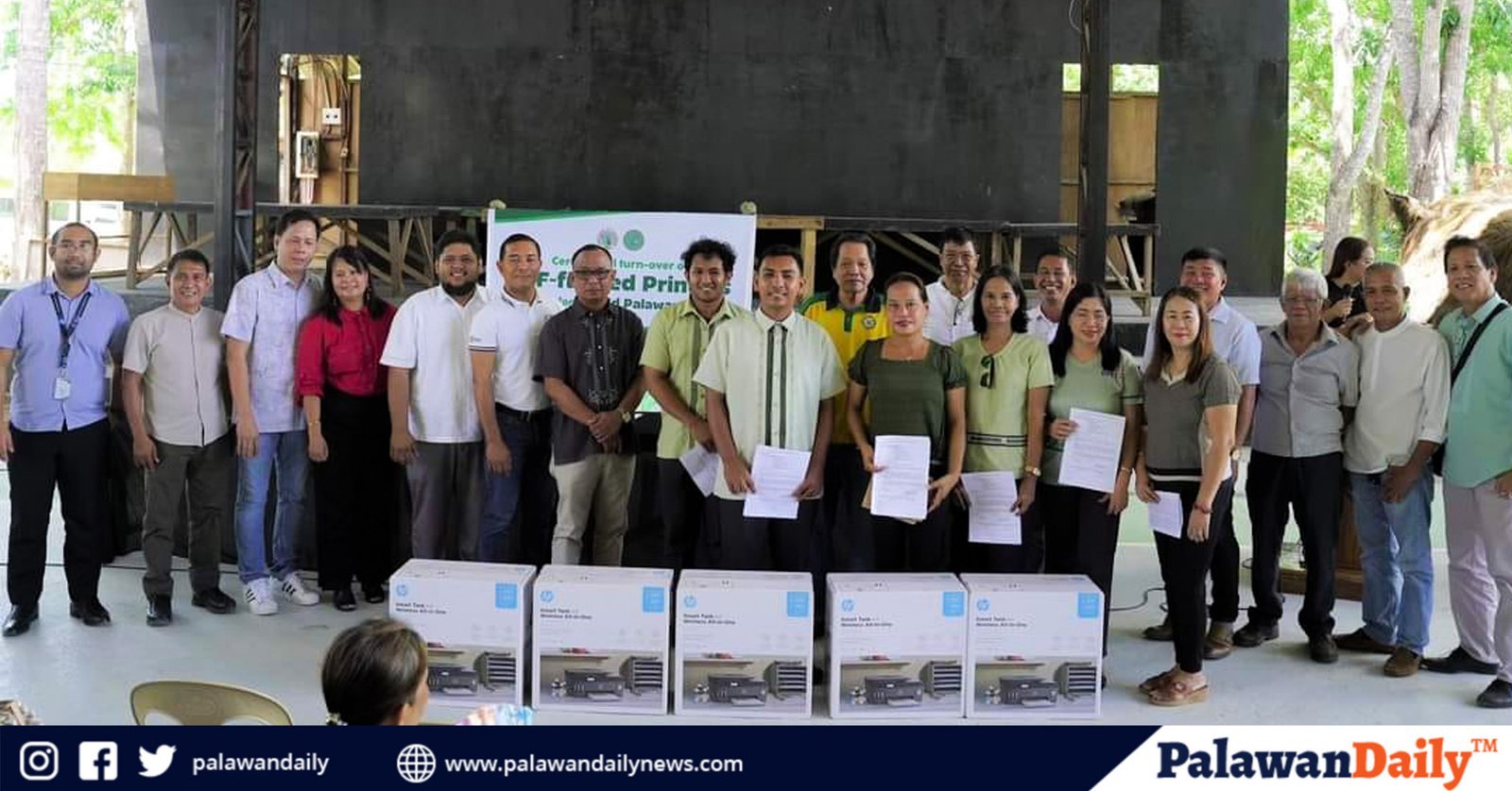Palawan Government donates 43 printers to Aborlan to enhance education