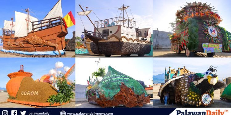 Palawan's 23 towns showcase vibrant and artistic floats for Baragatan ...