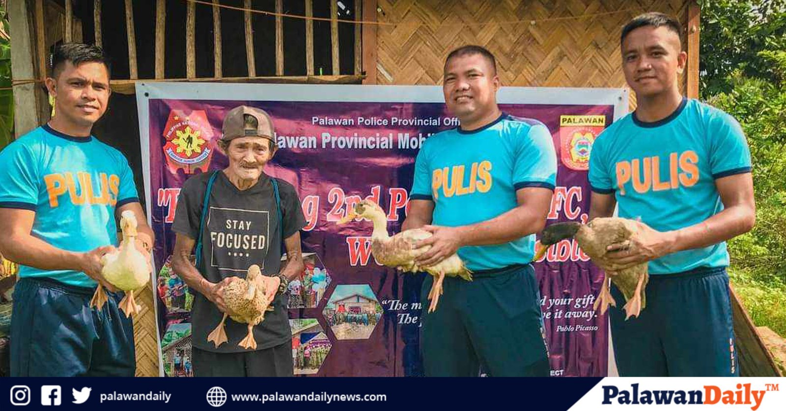 2nd Palawan PMFC, muling tinulungan si Tatay Ben ng bayan ng Roxas