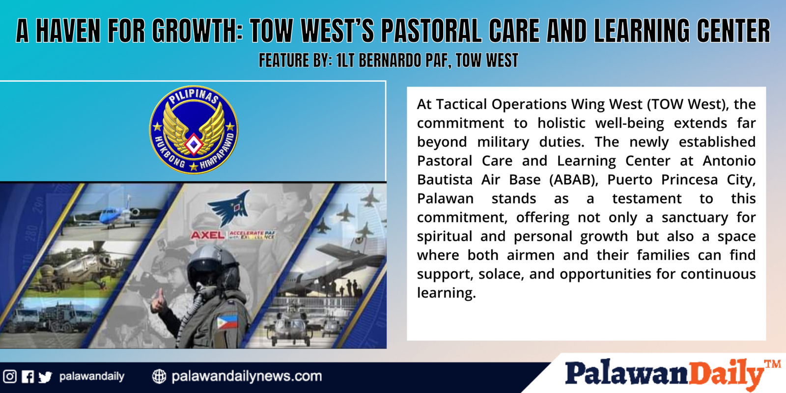 A haven for growth: TOW West's Pastoral Care and Learning Center