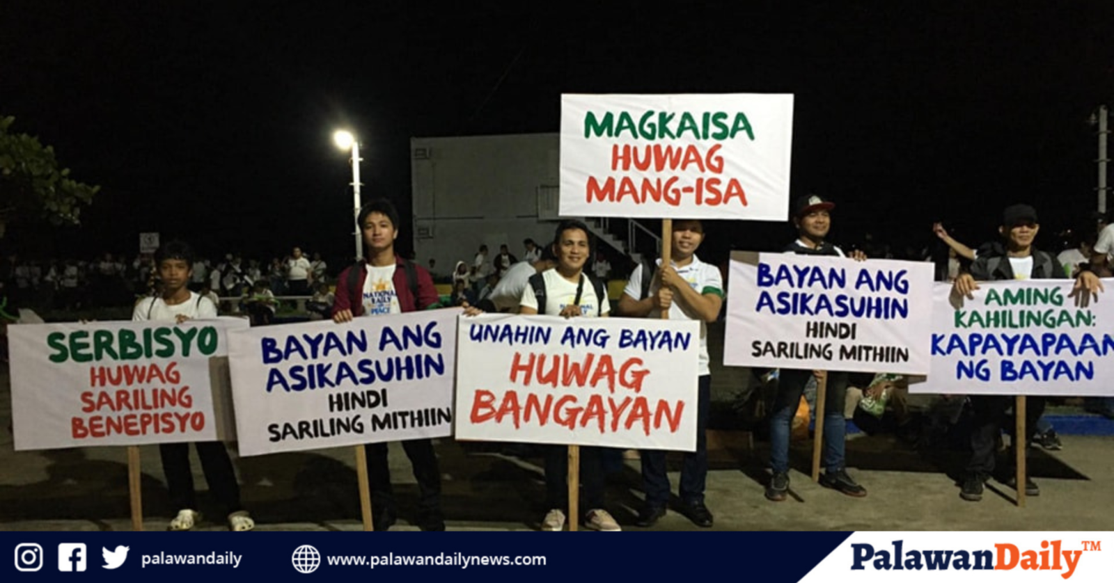 10-15 Milyon o higit pa, inaasahang dadalo sa peace rally ng iglesia ...