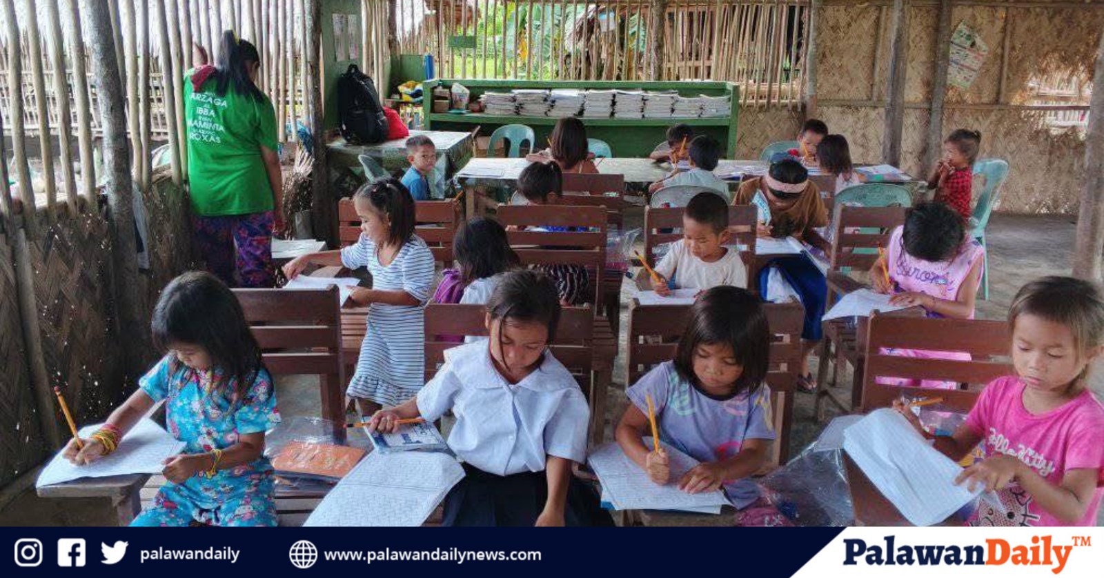 Palaw'an Pupils begin school year in the mountains of Rizal, Palawan